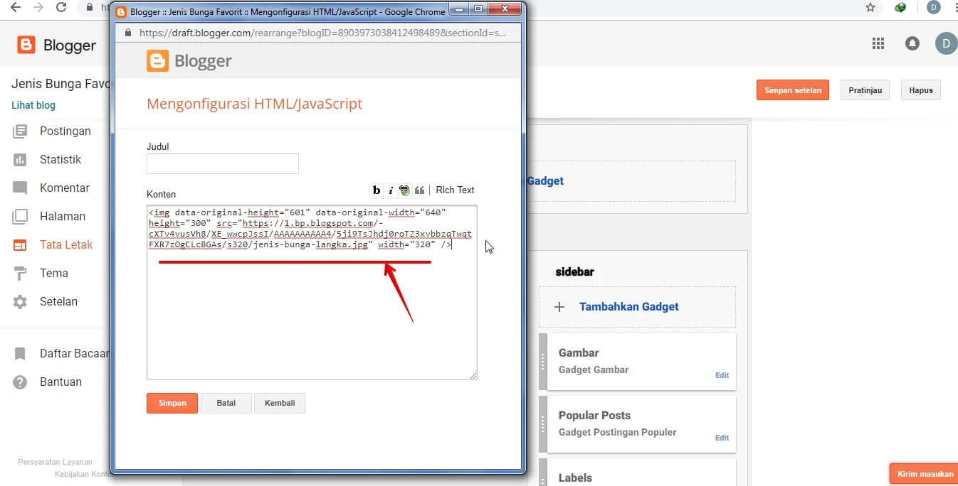 Cara Menambahkan Gambar, Teks dan Link Di Sidebar Blog | Digital Poin
