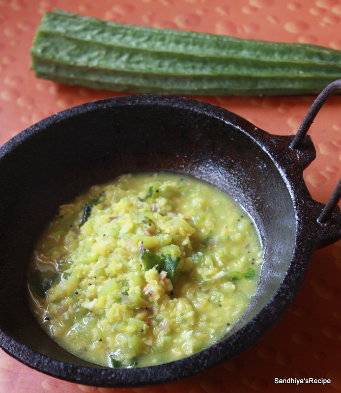 Sandhiya's Cookbook: Ridge gourd kootu | Peerkangai kootu