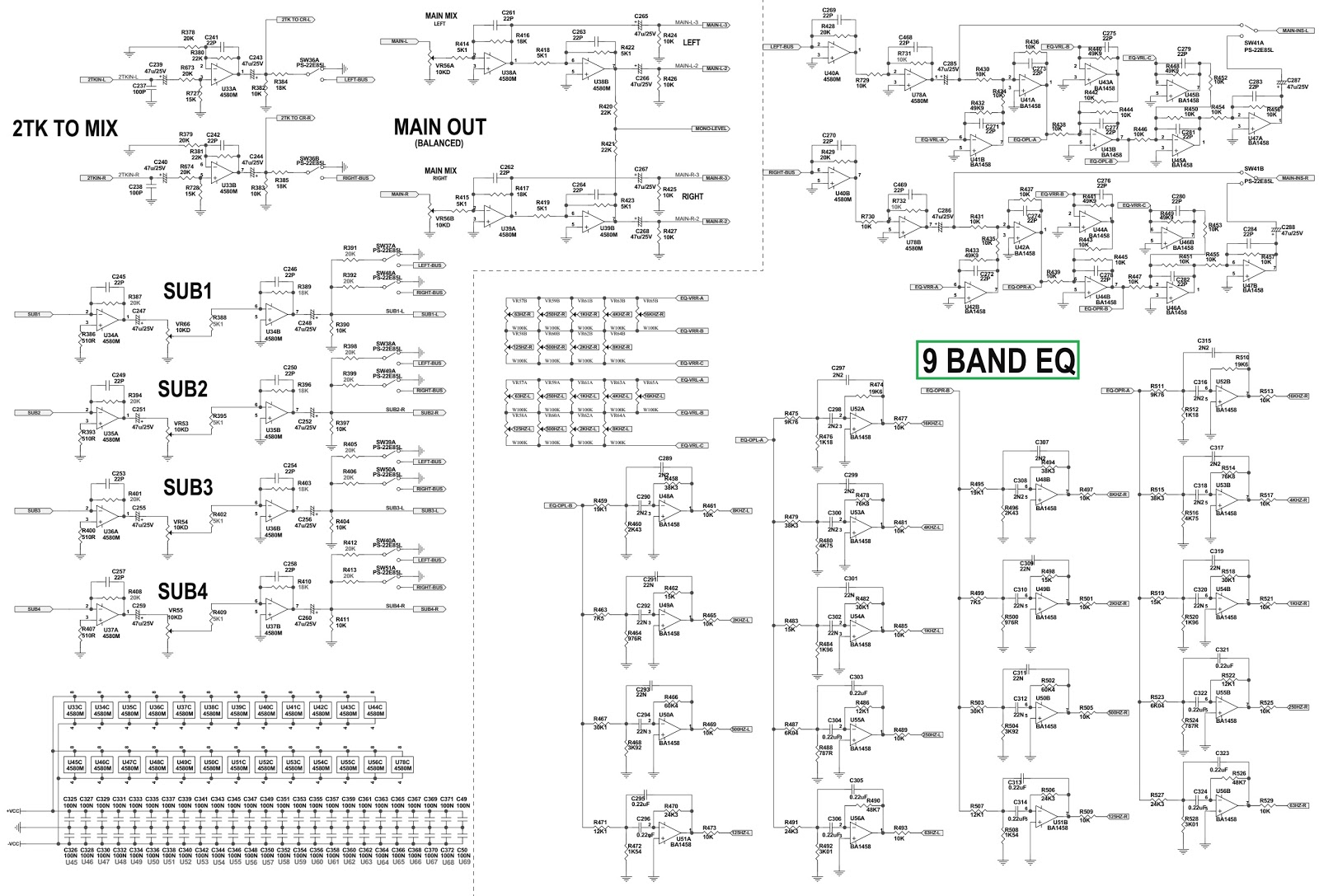 Schematic Diagrams: ALTO MODEL: L12 - L16 - L20 – Professional ...