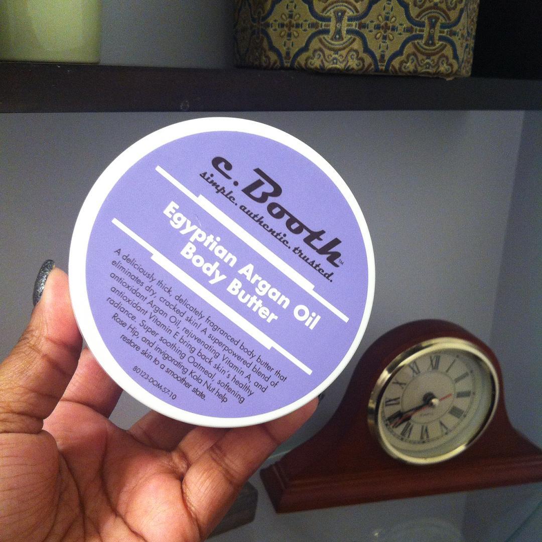 The Glossary: c.Booth Egyptian Argan Oil Body Butter