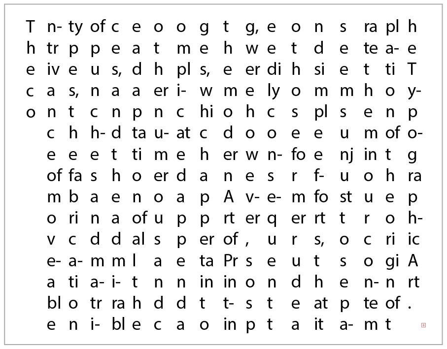 The Informed Illustrator: Typographic Don’ts and Do’s: 1. Paragraphs