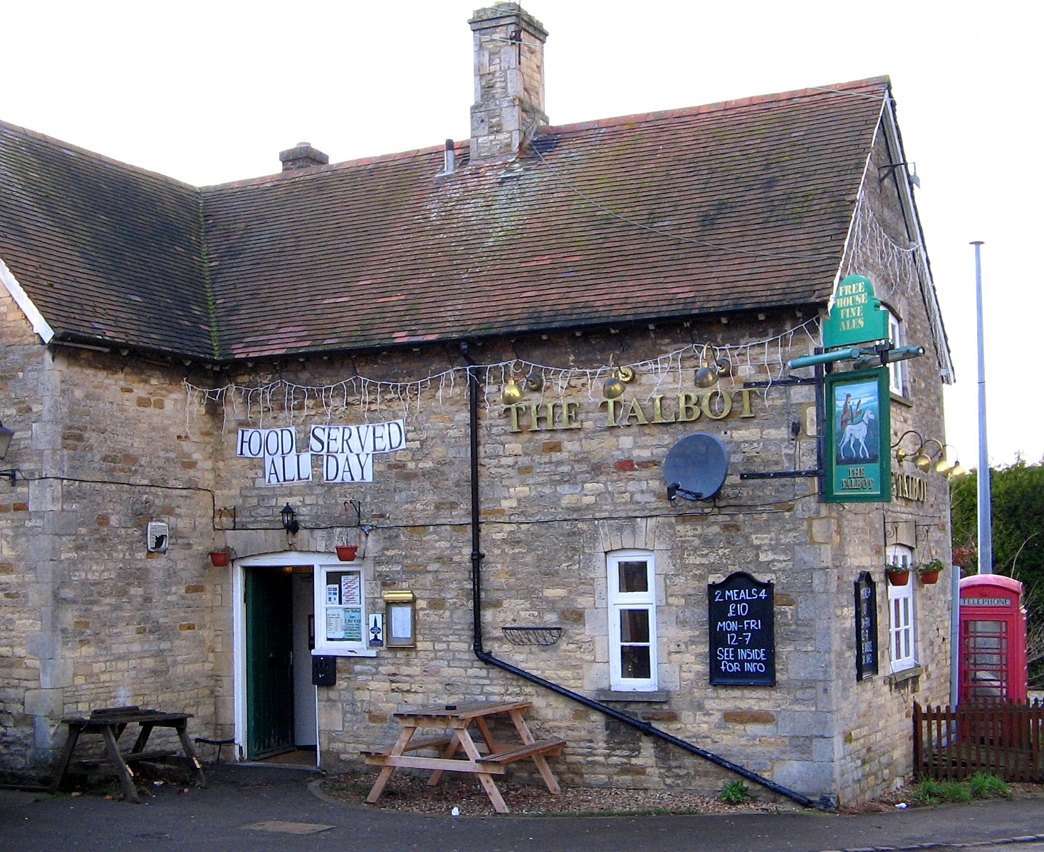 Shove it, Chuck it, Toss it...: The Talbot Inn, Gretton, Northamptonshire