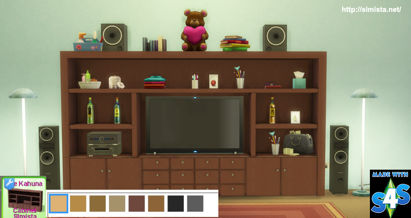 Simista A little sims 4 blog : The Kahuna TV Cabinet
