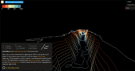Maps Mania: Hunting the Loch Ness Monster in 3D