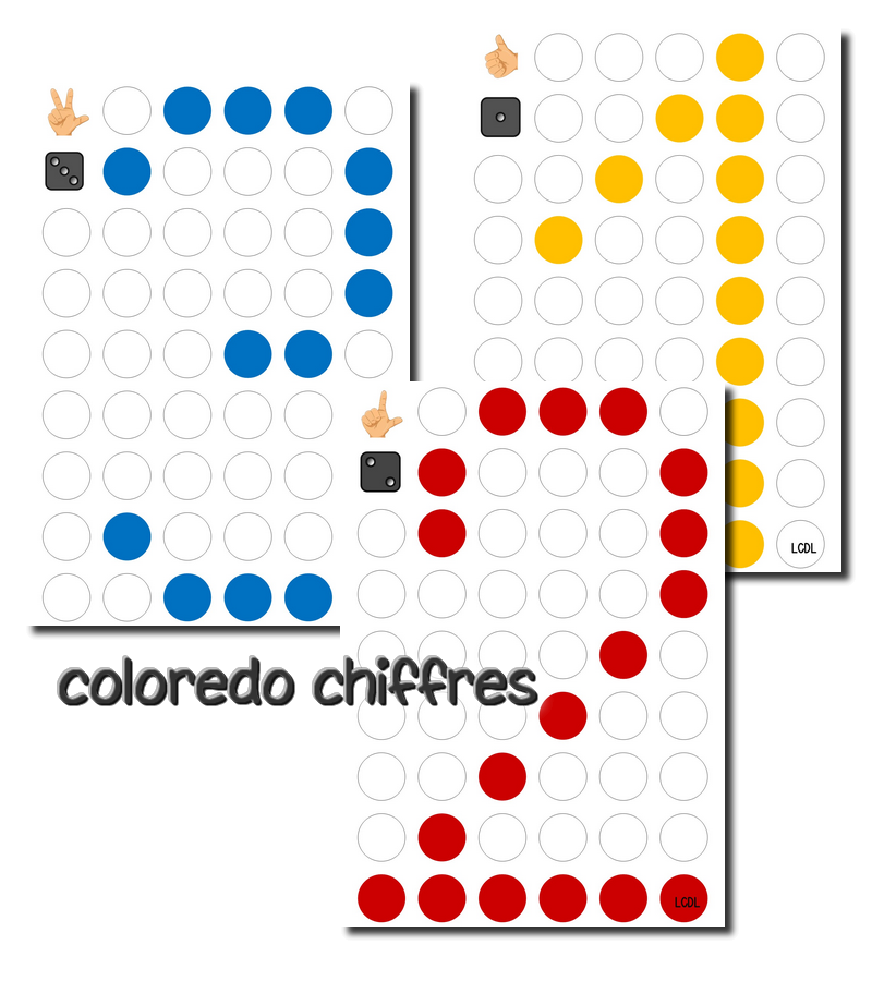 La maternelle de Laurène: Fiches Colorédo