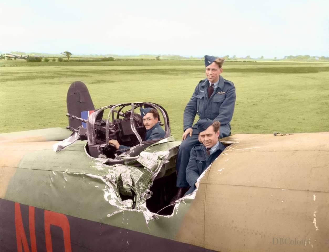 daily timewaster: Sergeant D Cameron, the pilot of Handley Page Halifax ...