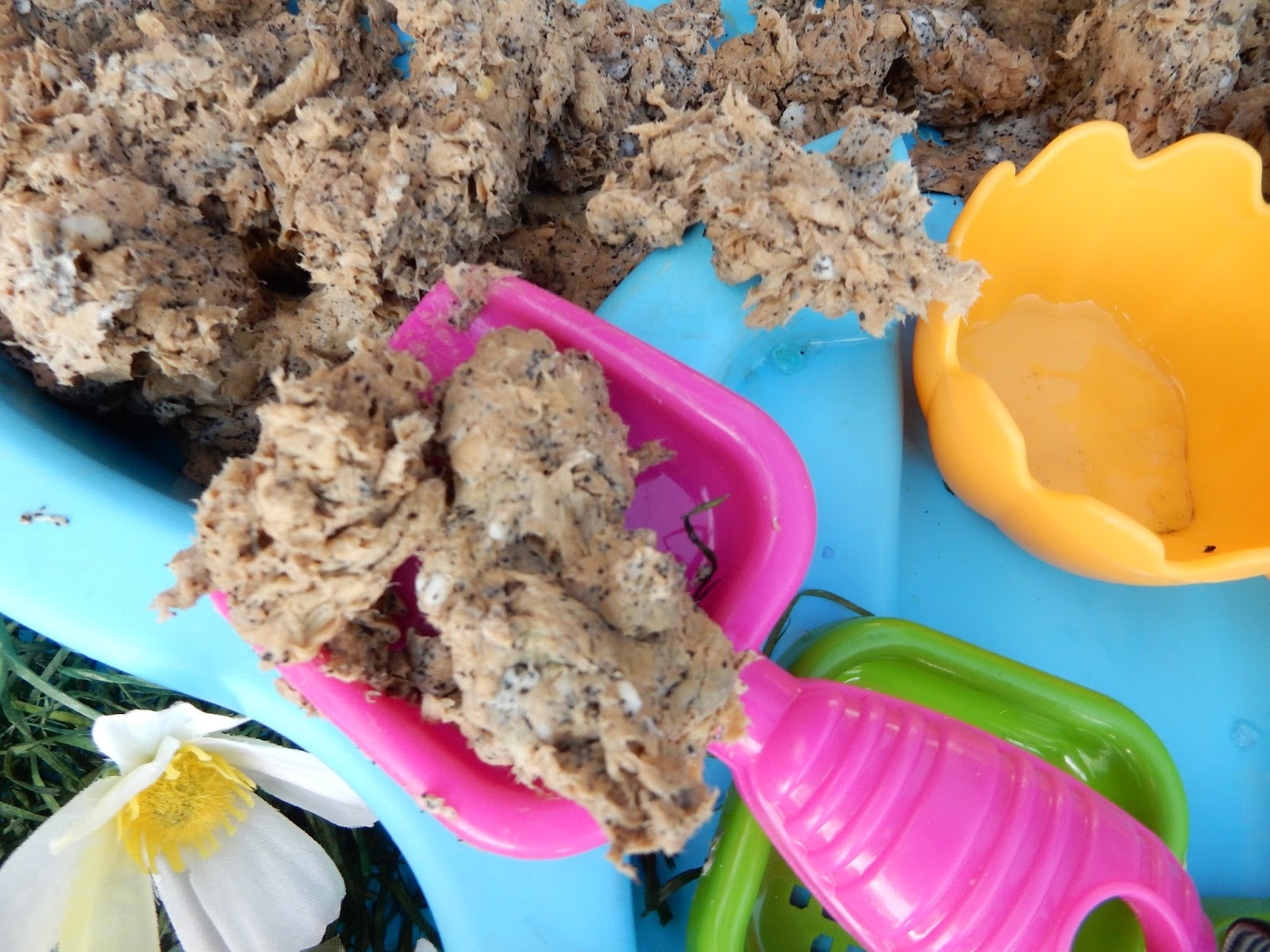 getting our girl home: Clean Mud Sensory Dough