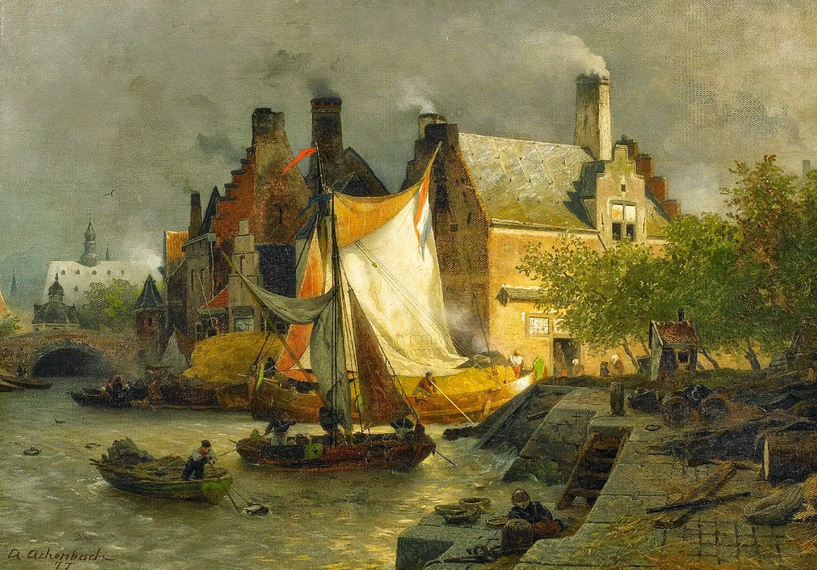 Andreas Achenbach ~ The Dusseldorf School of painting | Tutt'Art ...