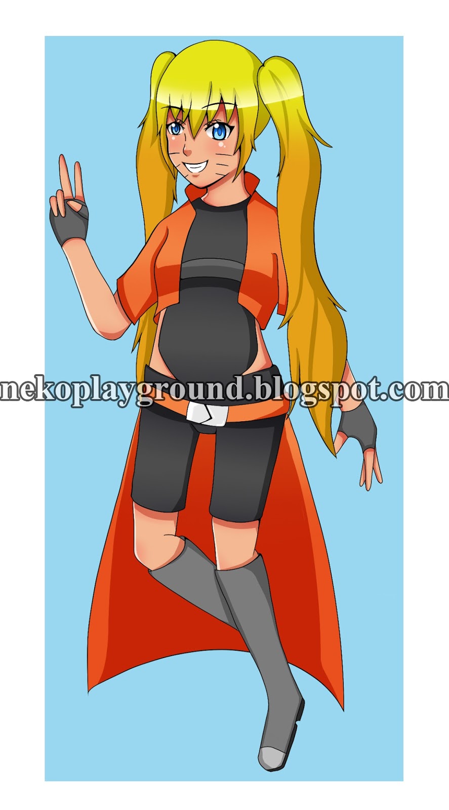 Neko's Playground: Fan Art: Fem!Naruto