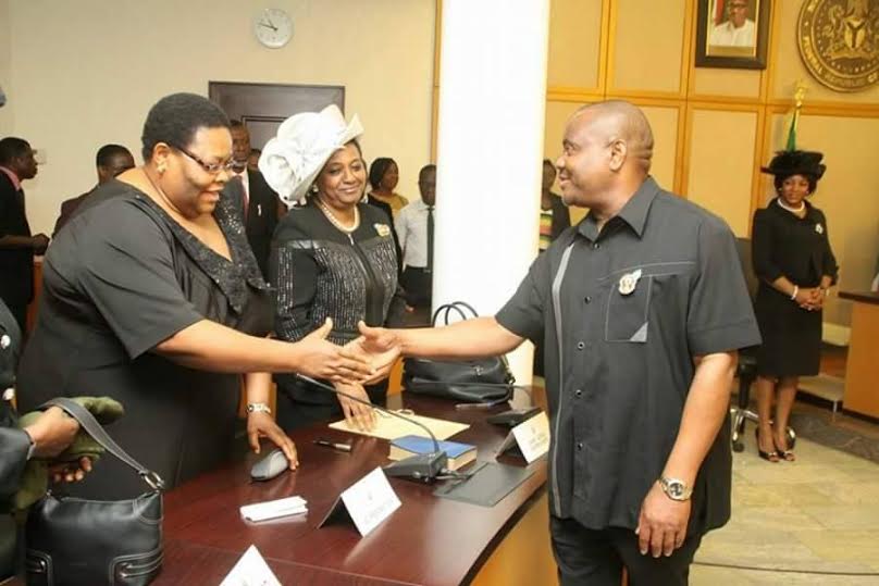 Photos: Gov Wike swears in 1st female Chief Judge of Rivers State