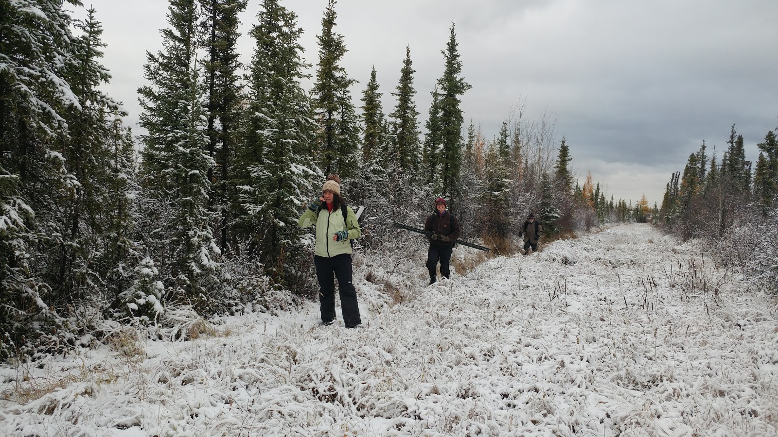 The 55th Parallel: Snow!