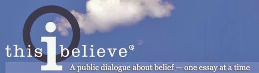 My That's English!: This I believe