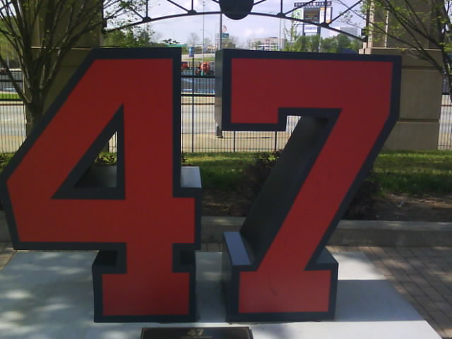 Cardboard Junkie: Turner Field - Statues