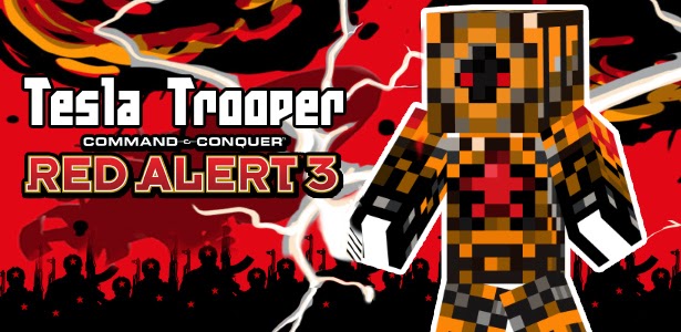 Tesla Trooper (Red Alert 3) ~ Command And Conquer Minecraft Website