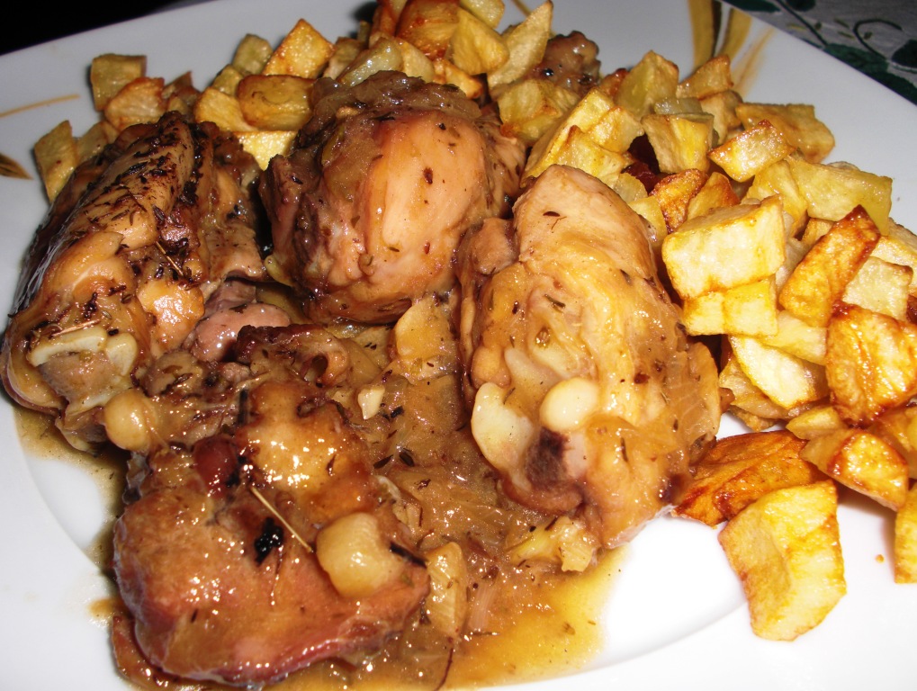 COMO SI NO EXISTIERA EL MAÑANA: Pollo en pebre