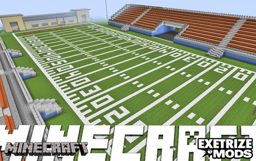 Minecraft Maps - American Football Stadium - EXT Mods