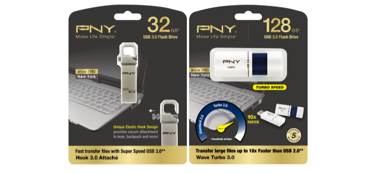 PNY Unveils Two New USB Drive 3.0, the Hook Attaché and Wave Turbo ...