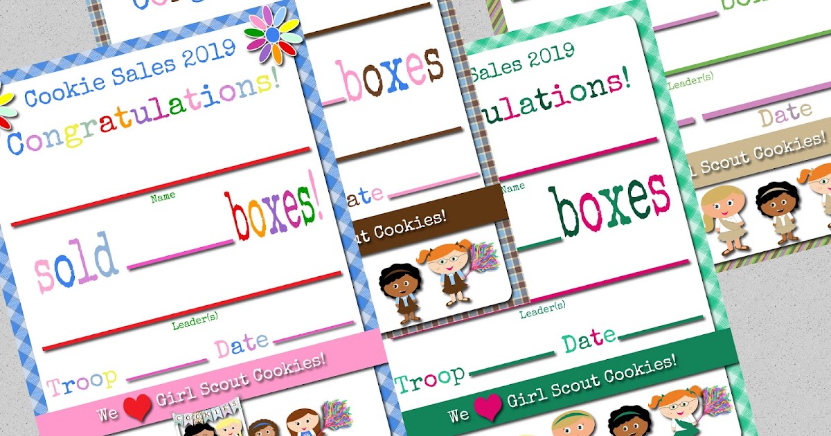 My Fashionable Designs: Girl Scouts: FREE Printable Cookie Certificates