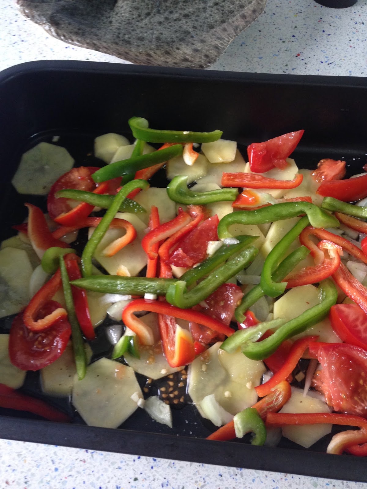 Blue Cuisine: Rodaballo asado con verduras