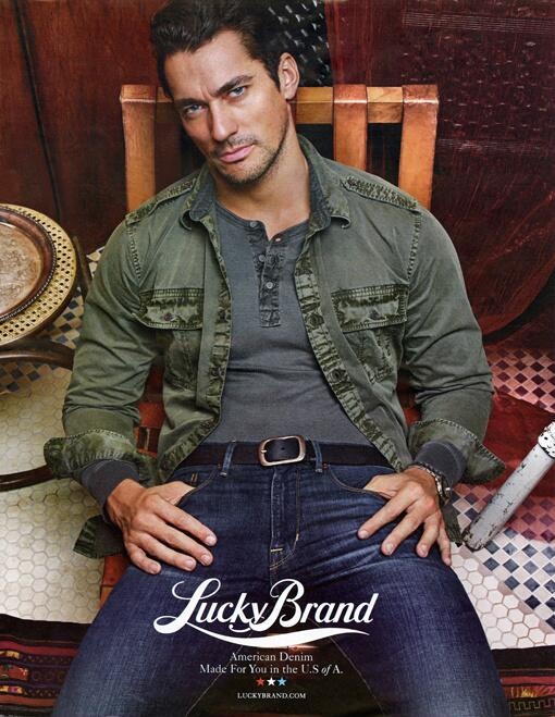 David Gandy -Source-: David Gandy for Lucky Brand Fall 2013 'Made in ...