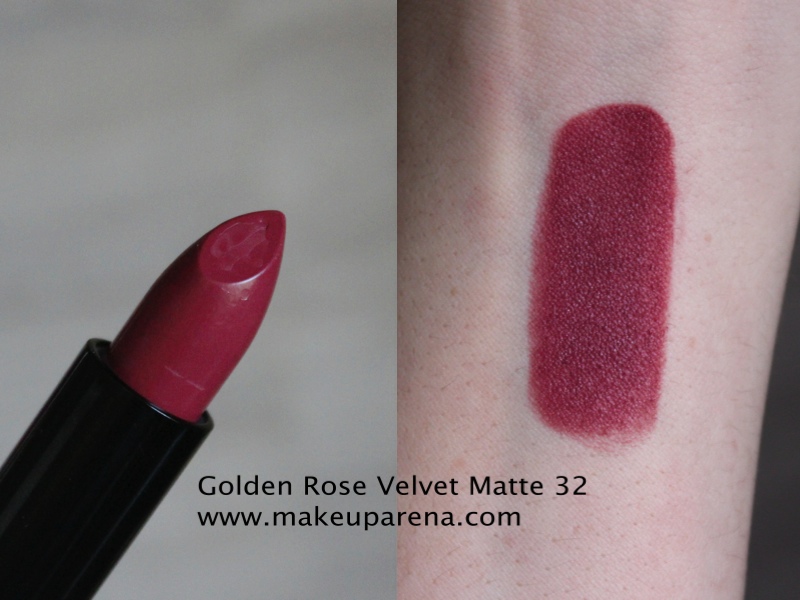Golden Rose Velvet Matte ruževi SVE NIJANSE - recenzija, swatchevi ...
