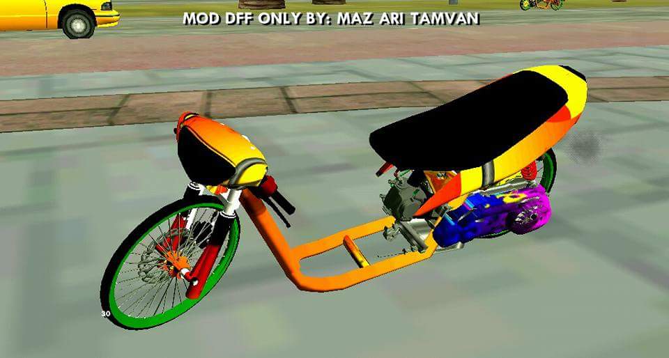 Mod motor Mio drag full gold dff+bonus bikes.ifp GTA SA | Mas Bagus Blog
