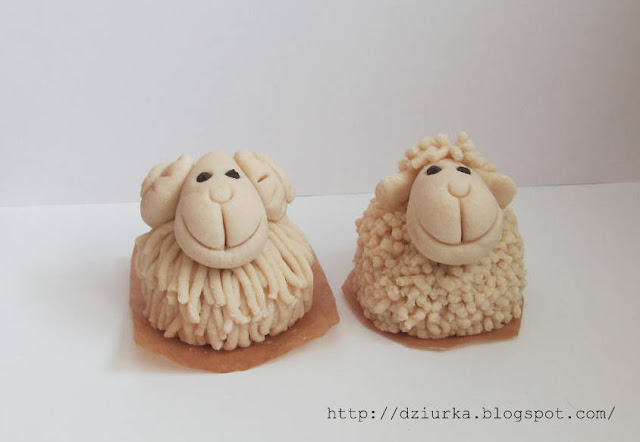 DIY - Baranek i owca z masy solnej - Polskie Handmade - kreatywna ...