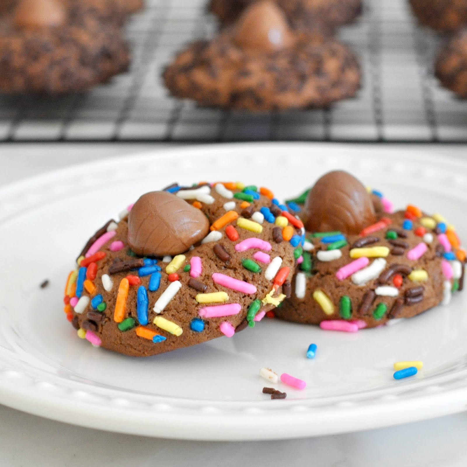 Cooking with Manuela: Chocolate Thumbprint Cookies