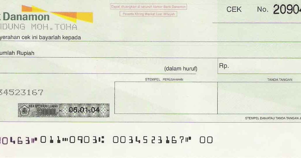 Contoh Cek Sheet Contoh Kertas - vrogue.co