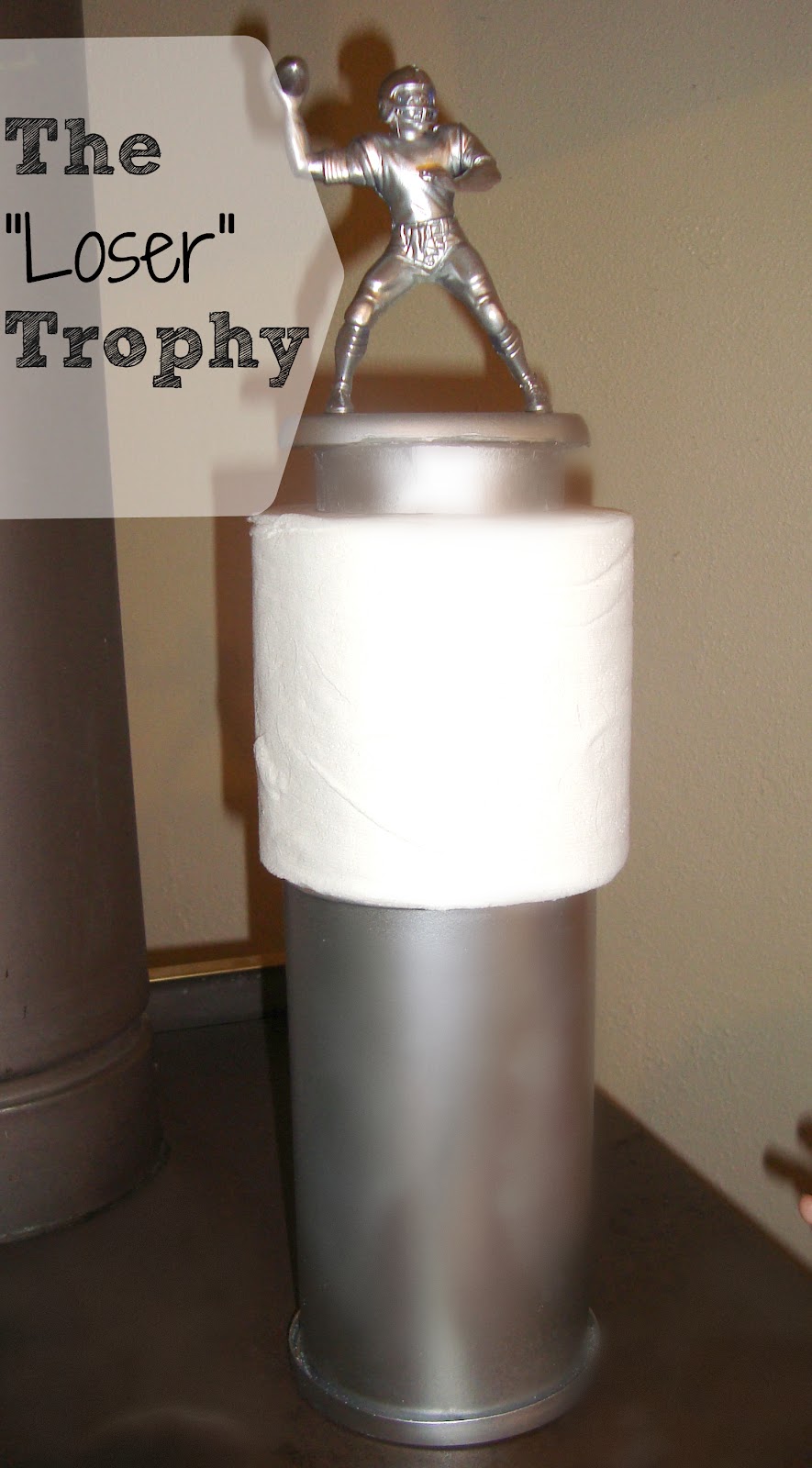 This Yellow House: Fantasy Football Trophies (The winner and loser ...