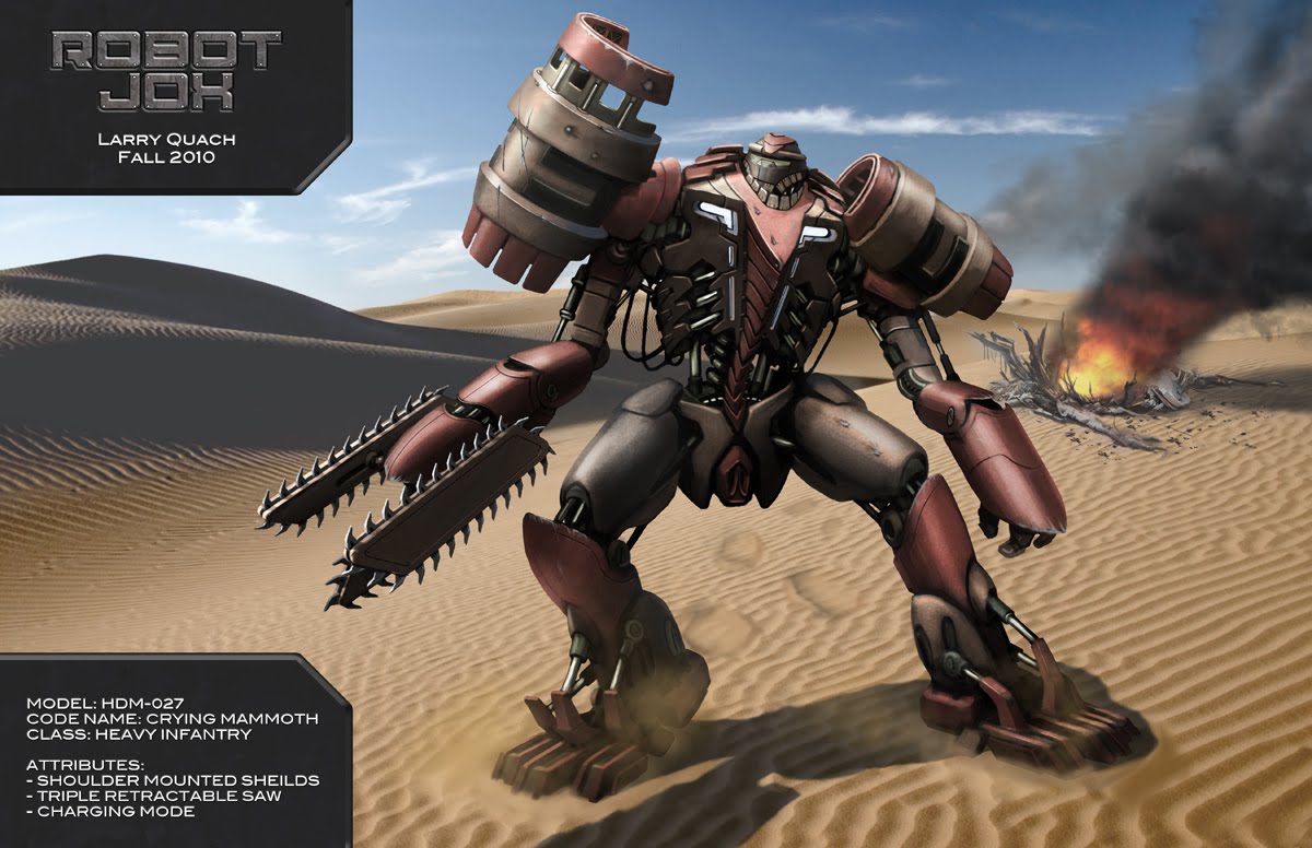 Larry T Quach's Art Blog: ROBOT JOX!!!!