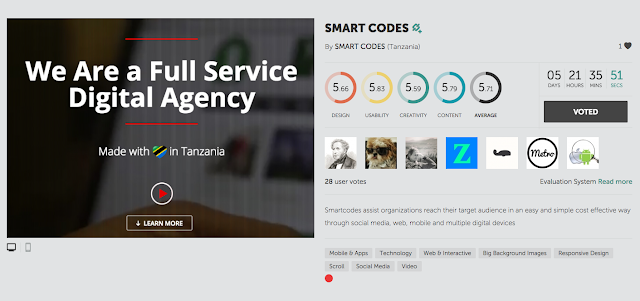 Smart Codes Revamped website nominated for 2015 Awwwards again ...