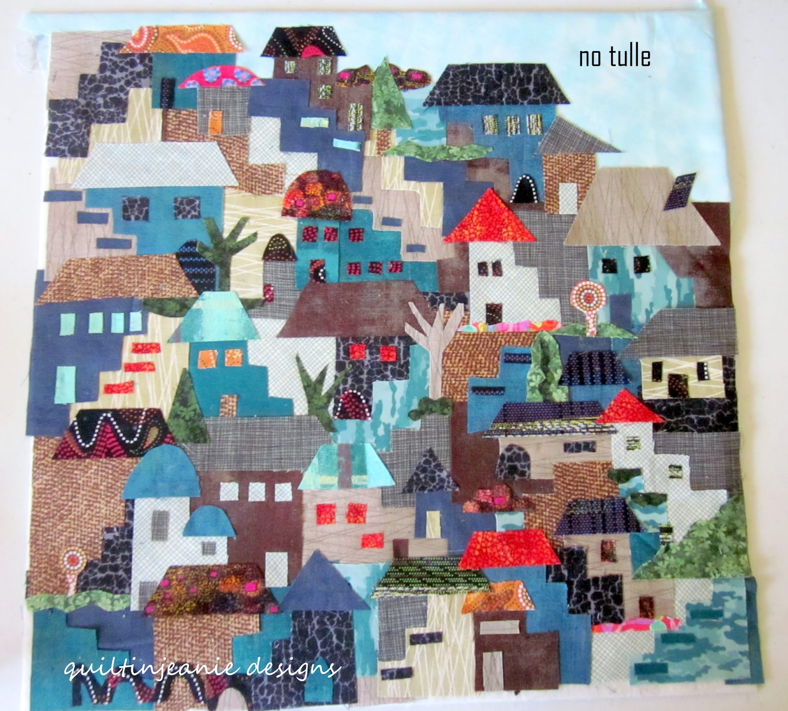 Jean's Quilting Page: A layer of tulle