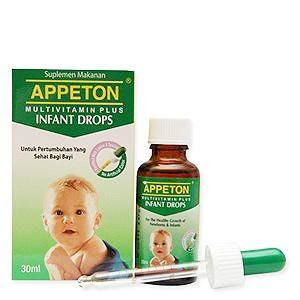 Dunia Mrs. Pejan's: APPETON: Multivitamin Plus Infant Drops Membantu ...