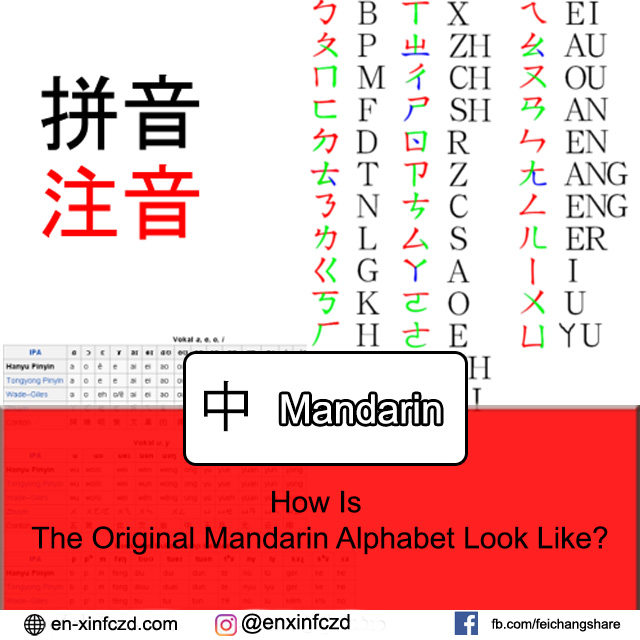 How Is The Original Mandarin Alphabet Look Like? - XinFCZD - Open The ...