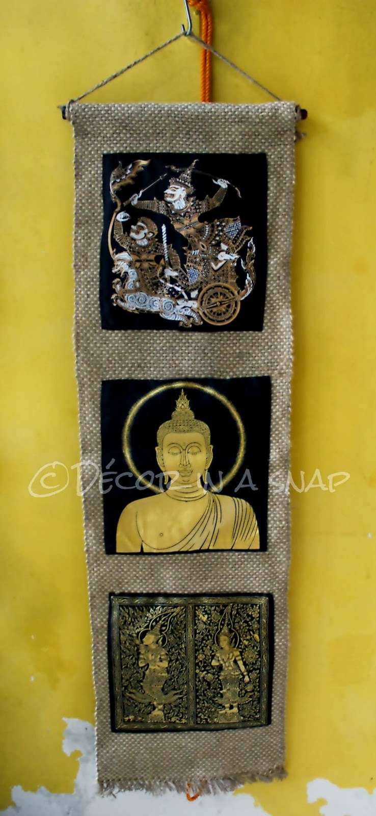 Decor in a snap: Make a wall hanging easily with different materials