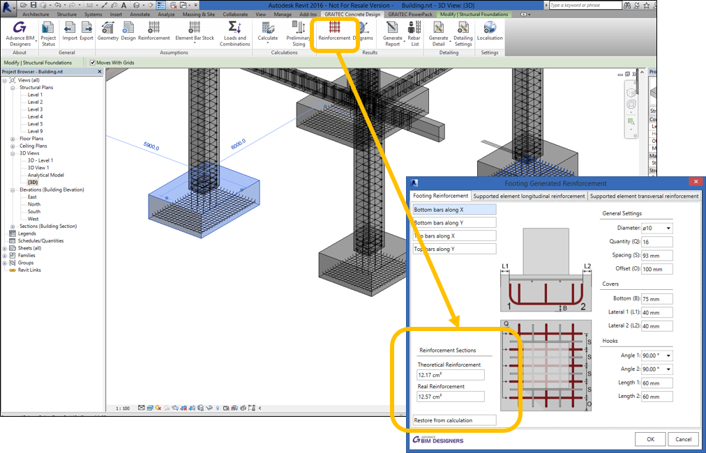 Revit Add-Ons: Reinforced Concrete BIM Designers for Revit