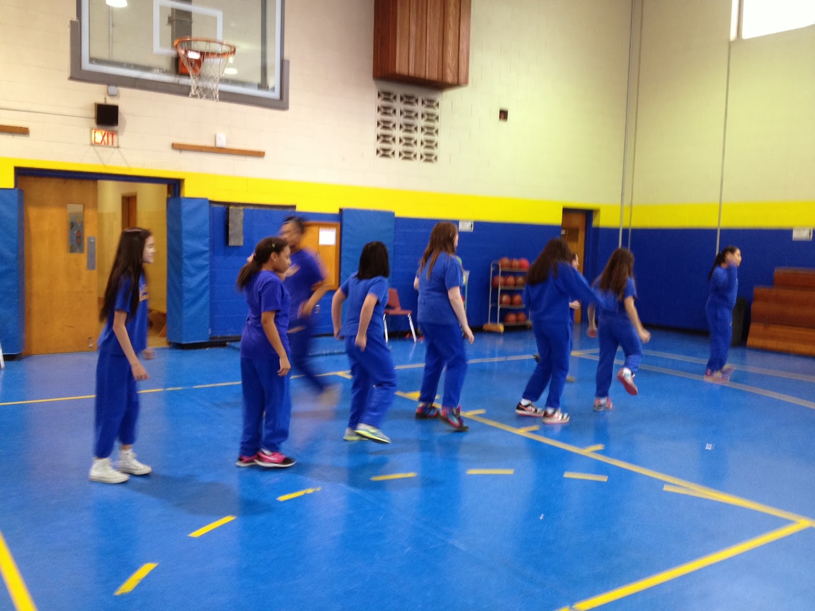 Our Lady of Peace School: Fun in gym class....