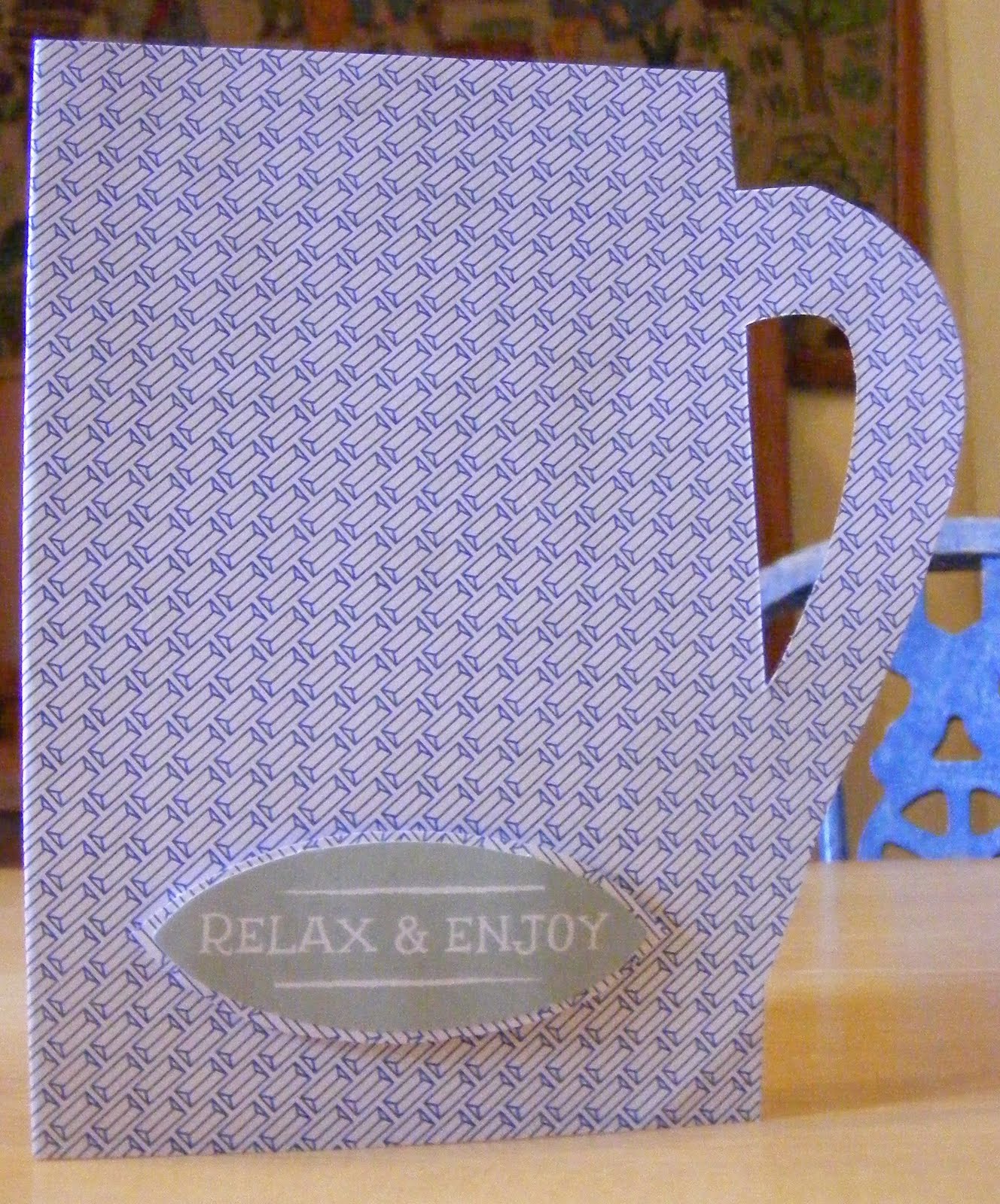 Bav Cards: mug shaped card