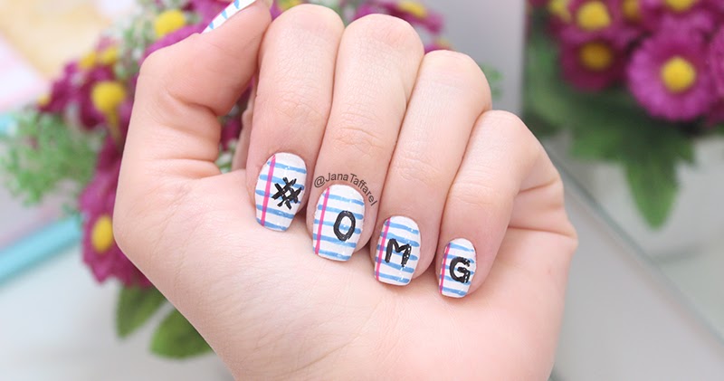 15 IDEIAS DE NAIL ARTS COM LETRAS