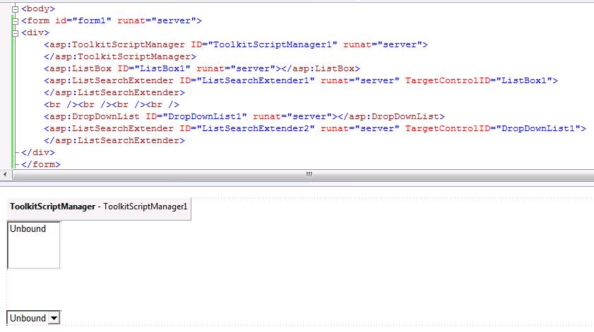 Technology comes with Idea: How to use ListSearchExtender on ListBox ...