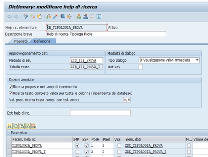 Informazioni utili e pratiche su SAP: ABAP: Creare Help Valori per ...