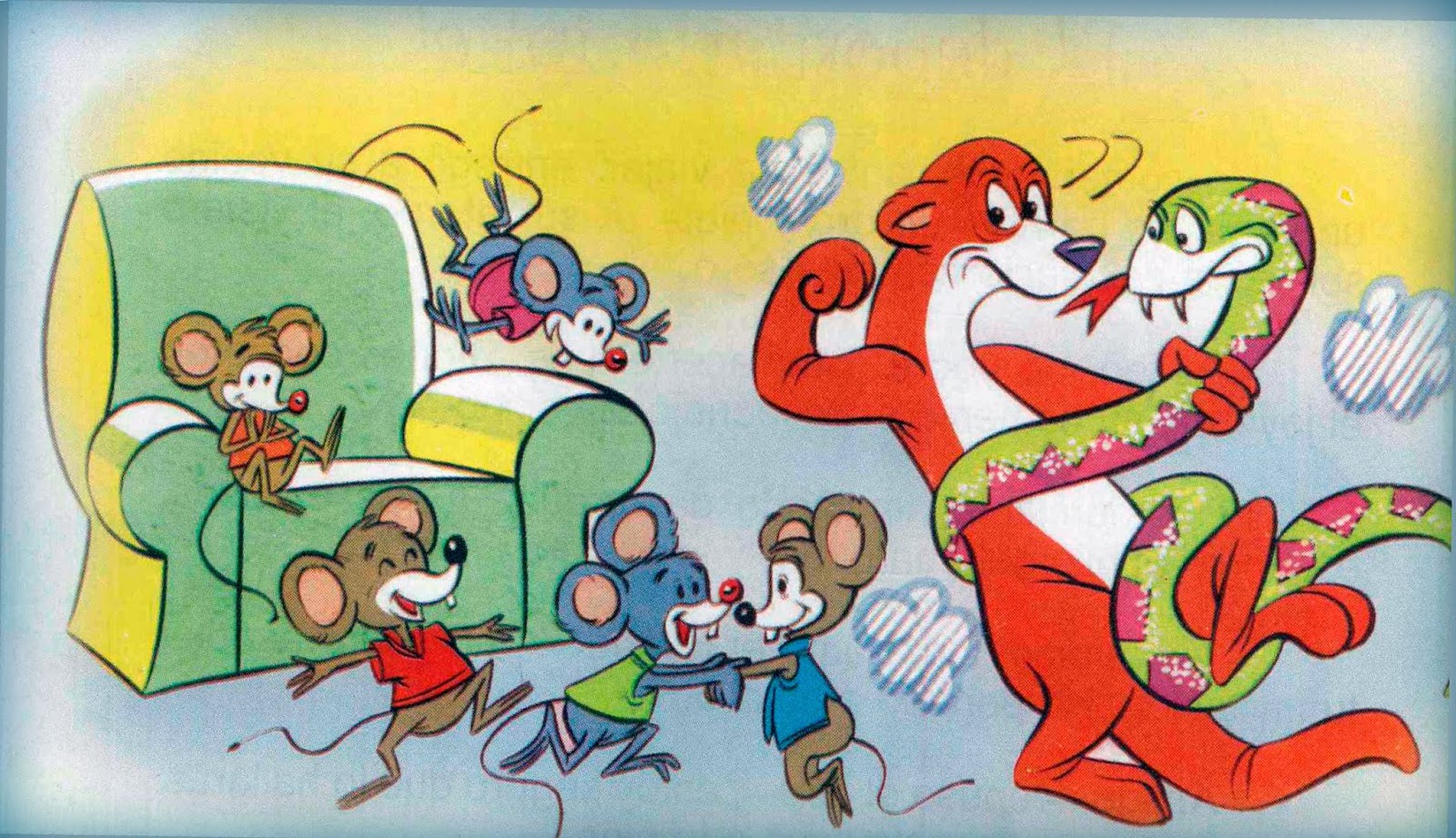 FABULA SOBRE LA IMPRUDENCIA: La Serpiente, la Comadreja y los Ratones ...