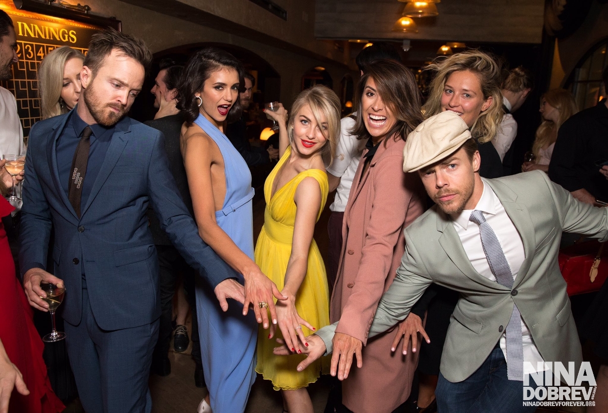 Nina Dobrev and Omar Mangalji || Birthday soiree at The Spare Room in ...