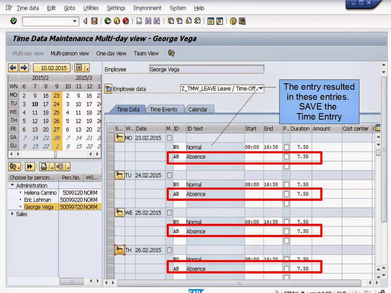 青蛙SAP分享 Froggy's SAP sharing: SAP HCM Time Management : Recording Time ...