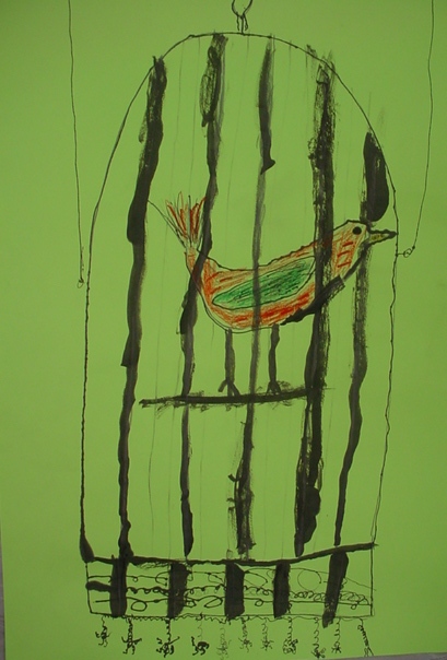 Mrs. Knight's Smartest Artists: Old-fashioned pen & ink, 2nd grade