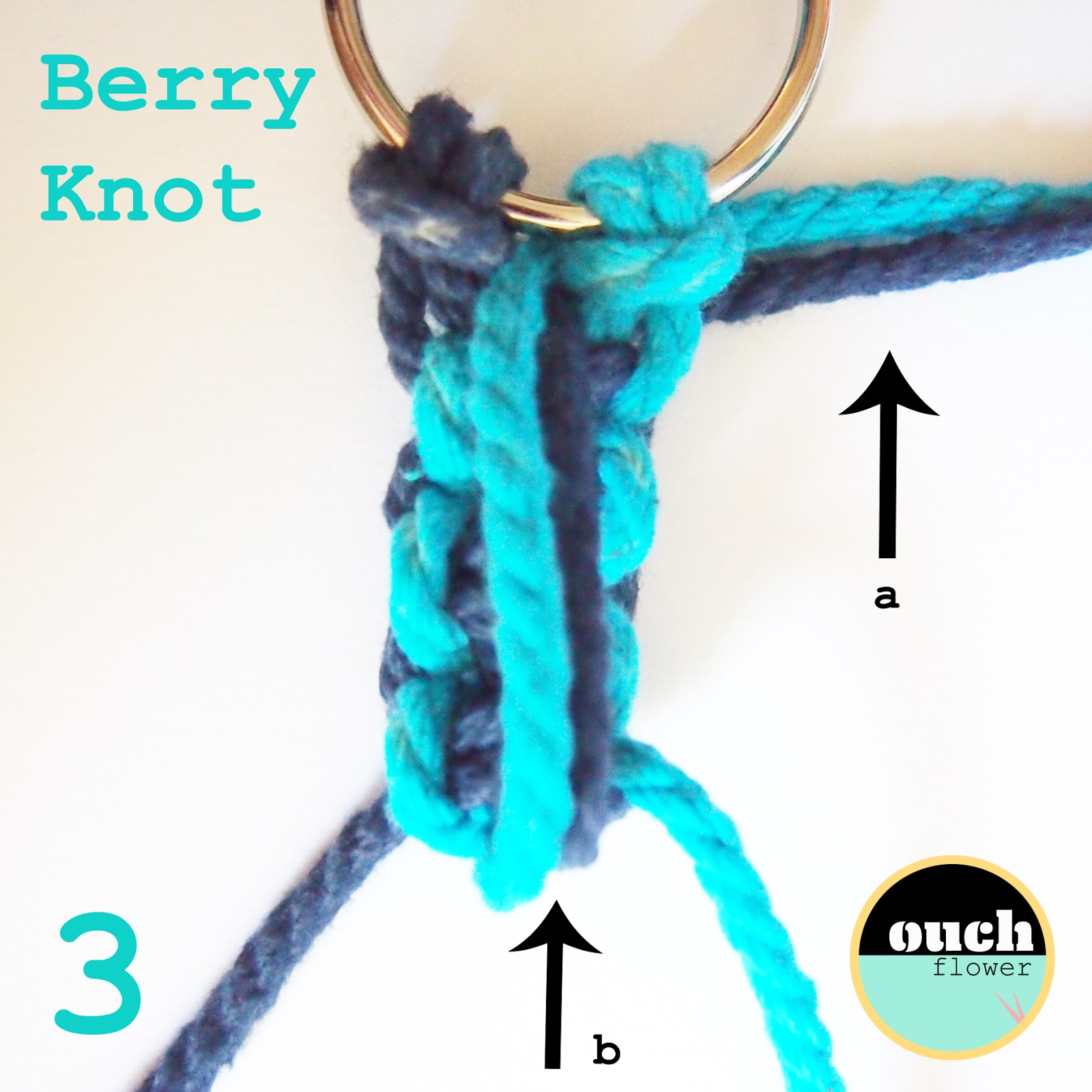 ouch flower: KNOT SCHOOL....Knot #4