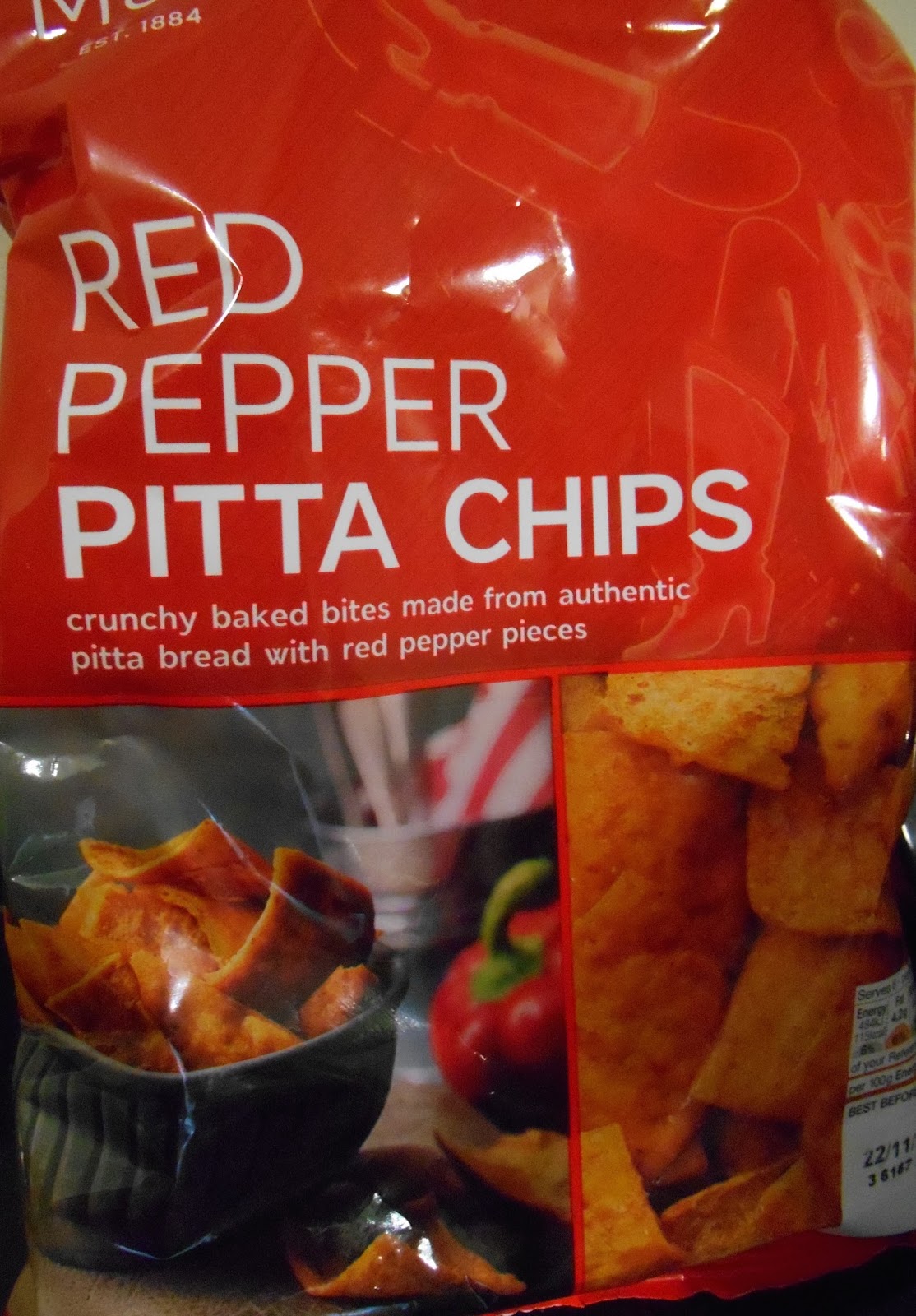 Cheeseburger Crisps & Other Stories: M&S Red Pepper Pitta Chips