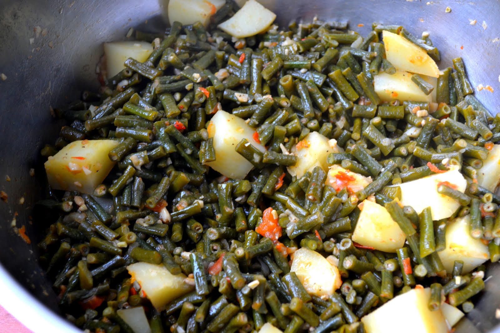 Fry Bora with Shrimp and Potatoes - Alica's Pepperpot