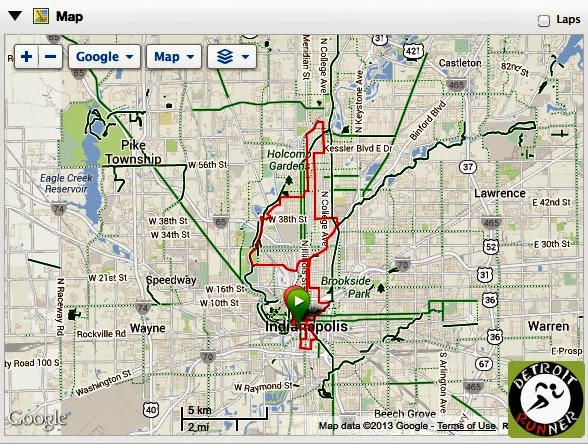 DETROIT RUNNER....: Indianapolis Monumental Marathon race review